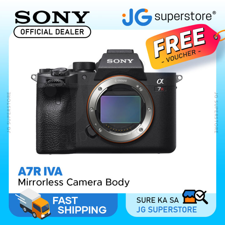 Sony Alpha A7R IVA Mirrorless Digital Camera Body E-Mount with 61MP Full Frame CMOS Sensor, 4K ...