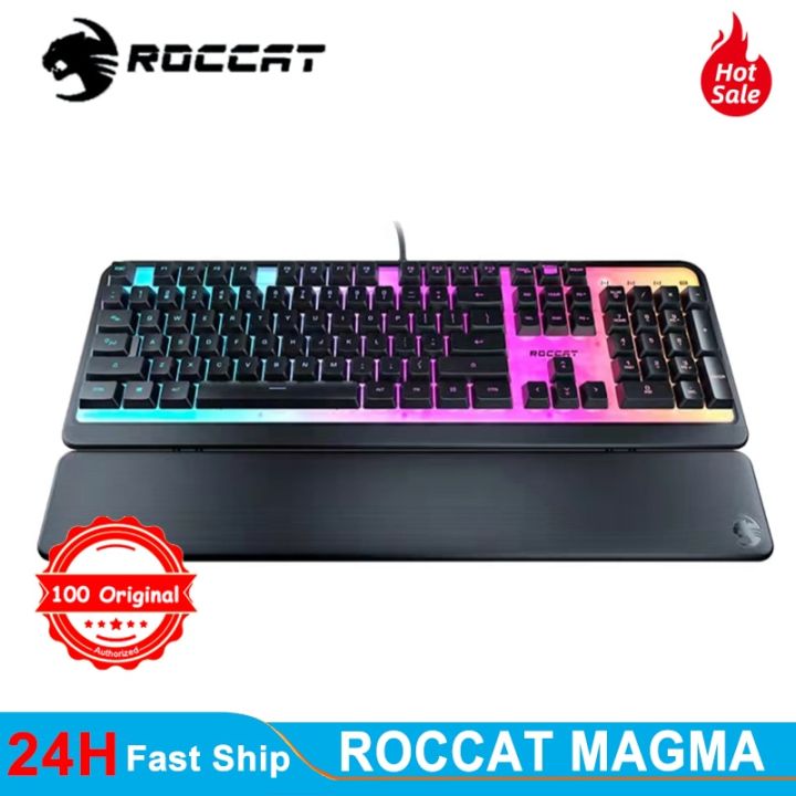 Roccat Magma - Membrane RGB Gaming Keyboard with RGB lighting (DE ...