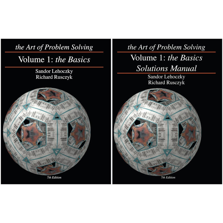 The Art of Problem Solving: Volume 1 Text & Solutions Books Set (2 Books) - Volume 1 Text ...