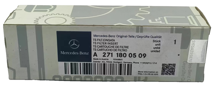 A271 180 05 09 Mercedes-Benz Oil Filter M271 C-Class C200 C260 E-Class ...