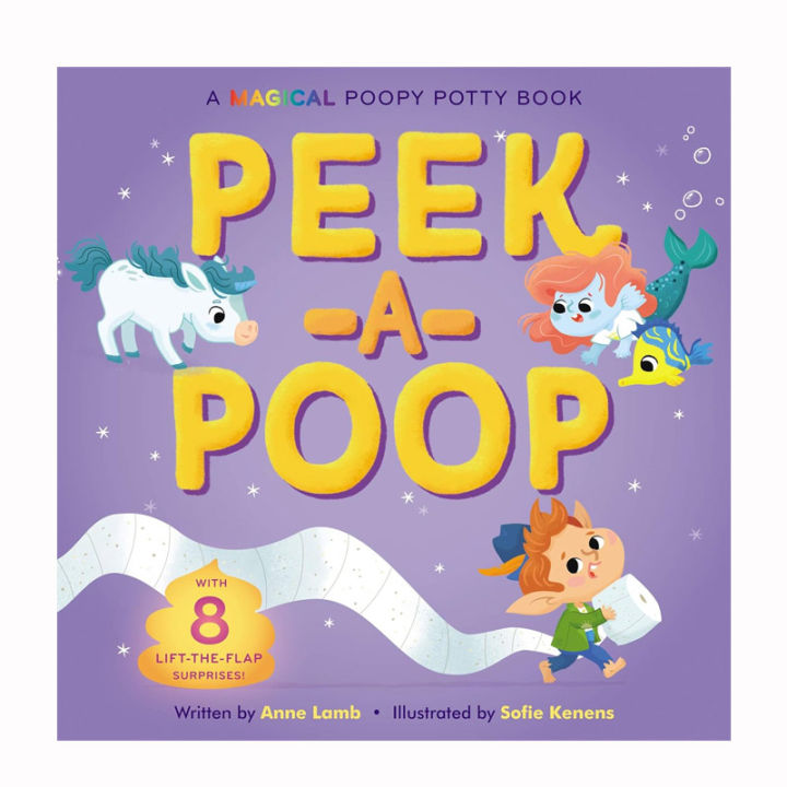 Milu Peek A Poop Years Old Children S Rhyme Board Book Original English ...