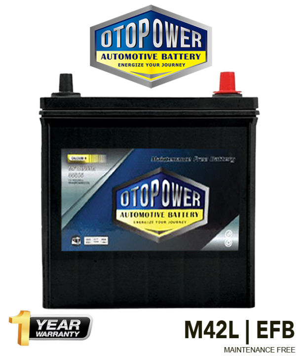 (AMBIL SENDIRI DI KILANG) BATERI KERETA EFB M42L OTOPOWER MF BATTERY ...