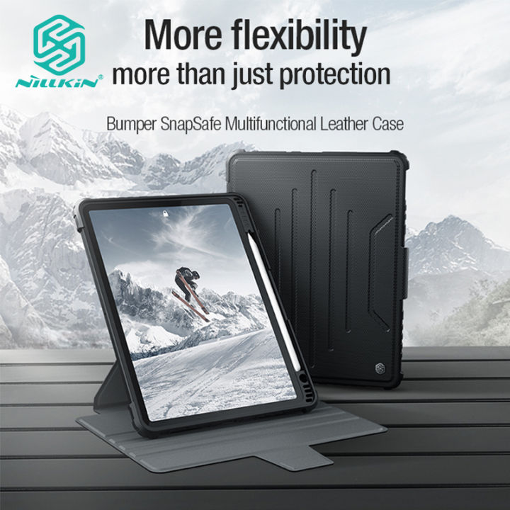 Nillkin Luxury Slide Camera iPad Case for iPad 10.2 2020 2021 12.9 2020 ...