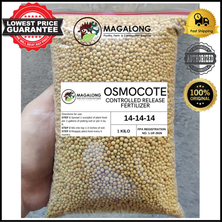 OSMOCOTE 14-14-14 COMPLETE FERTILIZER- REPACKED 400 500 Grams 1 Kilo ...