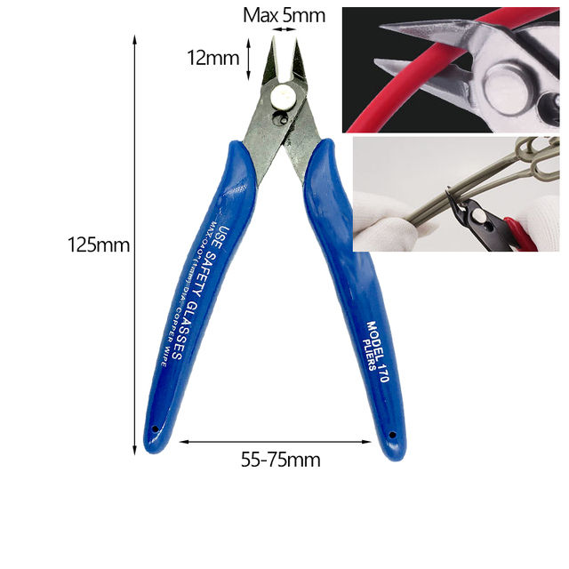 yingke Pliers Wishful Clamp Diy Electronic Diagonal Stainless Steel ...