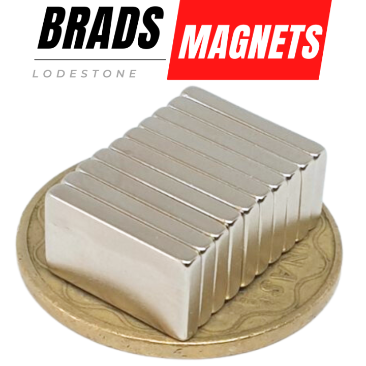 10 PCS. N52 Neodymium VERY SMALL TINY BAR Magnet [ 1/2x1/4x1/8 inch ...