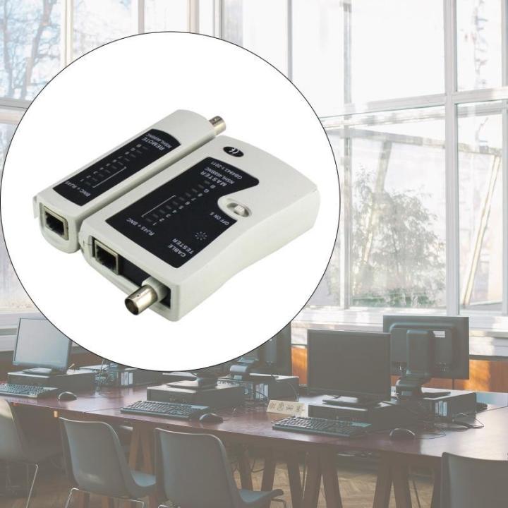 RJ45 Cable Tester for Lan Phone RJ45 BNC Line Shielded Wire Ethernet ...
