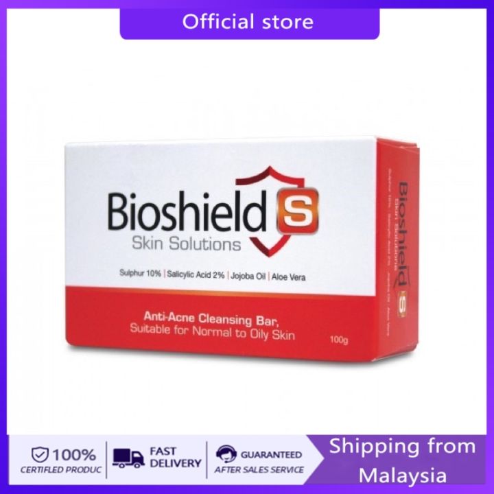 Bioshield S Sulphur 10% Cleansing Bar 100g | Lazada