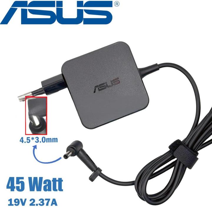 adapter อแดปเตอร์ asus 45w Asus Adapter ของแท้ 19V/2.37A 45W หัวขนาด 4. ...