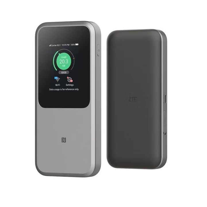 Unlocked ZTE 5G Portable WiFi U50 Pro 10000mah 27W Fast Charge WiFi 6 3600Mbps Mobile Hotspot 5G ...