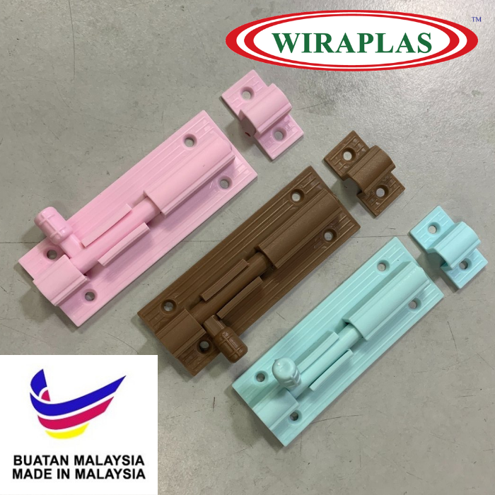 miniHouse Made in Malaysia, WIRAPLAS Toilet Door Latch Lock, PVC Selak ...