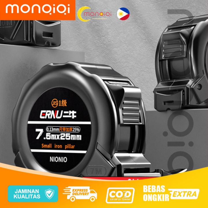Meteran 10 Meter Paling Kuat Unik Stainless Anti Karat Anti Air Murah Anti Pecah Tukang Bangunan ...