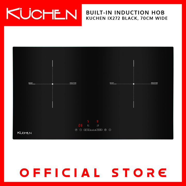 KUCHEN IX272 Induction Cooktop 2-Zone 70CM, Black | Lazada PH