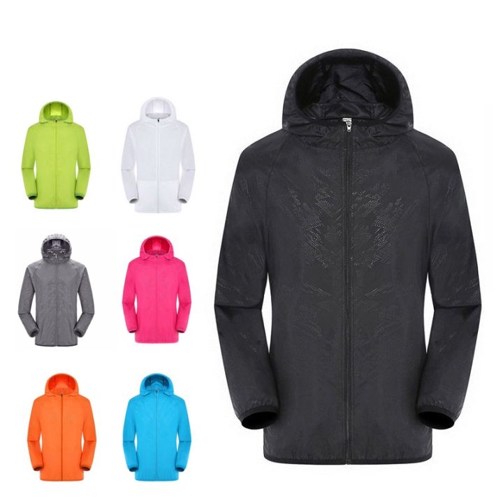 Men Women Ultra-Light Hiking Jacket Quick Dry Sportwear Anti-UV Outdoor ...