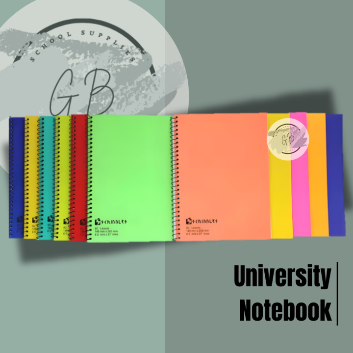 University Notebook (1 piece) Malaking notebook | Lazada PH