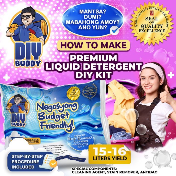 PREMIUM LIQUID DETERGENT DIY KIT (Yields 15 to 16 Liters) | Lazada PH