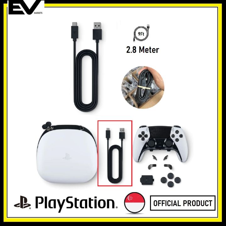 PS5 Dualsense Controller USB Braided Cable (100% Original) | Lazada ...