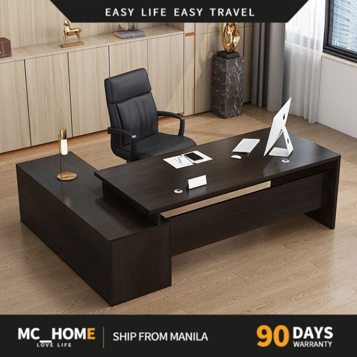 SOFTHOME Boss desk office furniture manager desk supervisor chairman ...