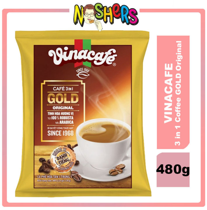 Noshers Vinacafe Cafe 3 in 1 Gold Original Instant Coffee 480g ... Noshers Vinacafe Cafe 3 in 1 Gold Original Instant Coffee 480g ...