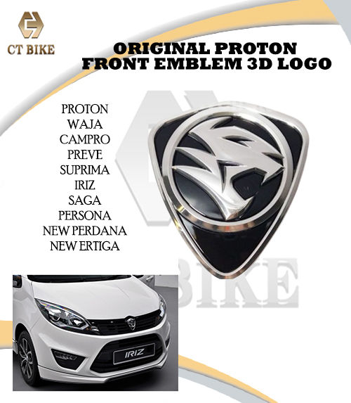 Original Proton Front Grille Emblem 3D Logo for Waja/ Campro/ Suprima ...