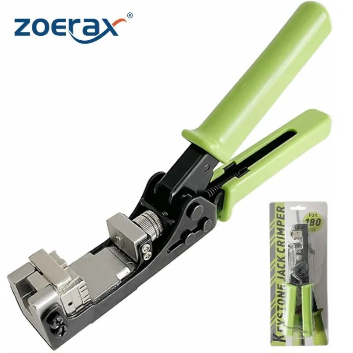 ZoeRax 180° Network Module Wire Cutter RJ45 Module Keystone Jack Punch ...
