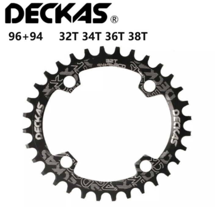 Deckas 94 + 96 Bcd Xe Đạp Chainwheel 32T 34T 36T 38T Xe Đạp MTB Chainring Núi Vương Miện Tròn ...