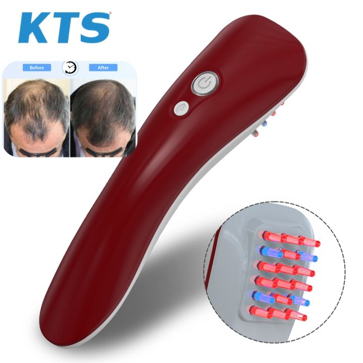KTS Electric Laser Hair Growth Comb Anti Hair Loss Therapy Comb ...
