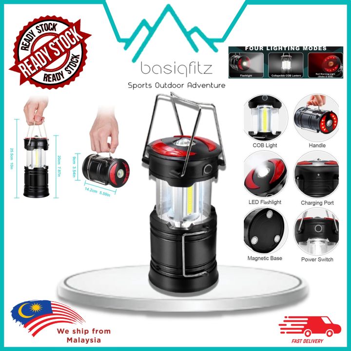 Camping Outdoor Lantern Lamp Torchlight Flashlight Emergency Adventure ...