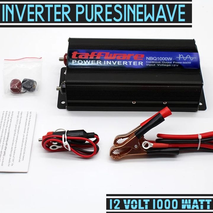 Inventer/Power Inverter Pure Sine Wave 1000W 12V PSW-1000 Sinus Murni ...