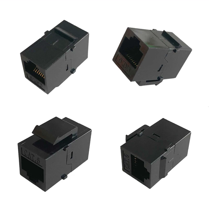 10Pack CAT6 CAT5E RJ45 Inline Coupler Type Keystone RJ45 Connectors ...