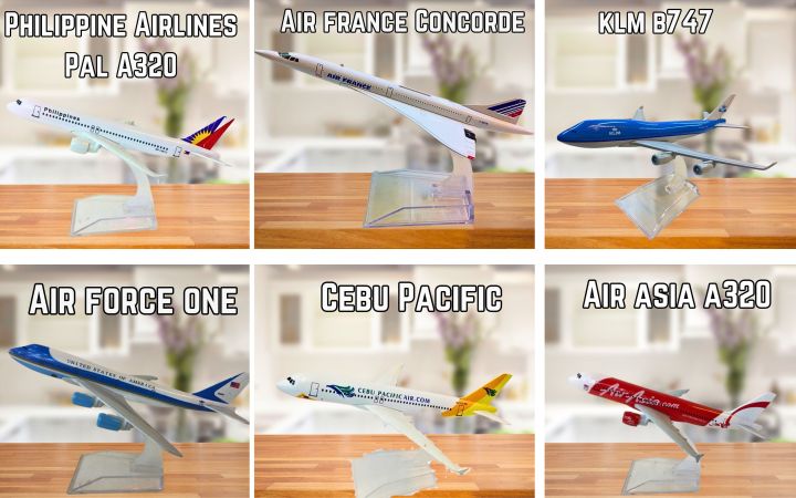 Diecast Airplanes w/o Landing Gears - PH Airlines PAL A320, Air Force ...