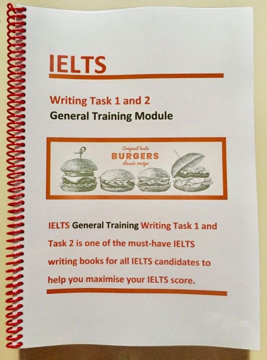 หนังสือ IELTS General Training Writing Task 1 and 2 (เล่มหนาอัพเดท ...