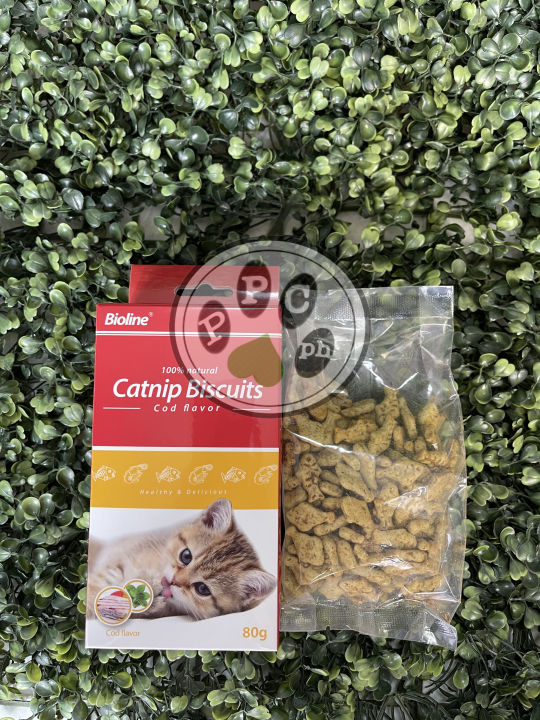 Bioline Catnip Biscuits Cod Flavor 80g | Lazada PH
