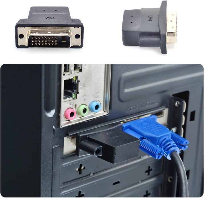 DVI Headless Dummy Plug Graphics Card Display GPU Monitor DVI-D ...