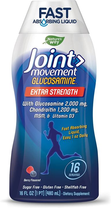 Nature's Way Joint Movement Glucosamine Extra Strength Fast Absorbing ...