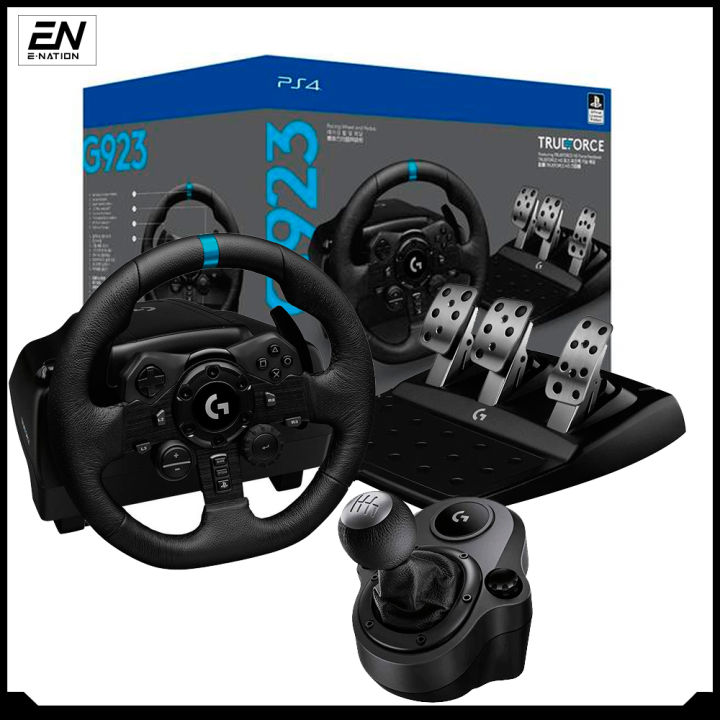 Logitech G923 TRUEFORCE Sim Racing Wheel + Logitech Gaming G Driving ...