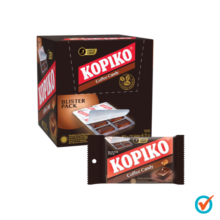 Kopiko Coffee Candy Blister Pack 768g (24 blister x 32g) | Lazada