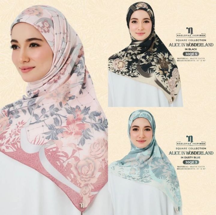 🔥NEW DESIGN🔥 [READY STOCK] Naelofar x Alice In Wonderland Collection ...