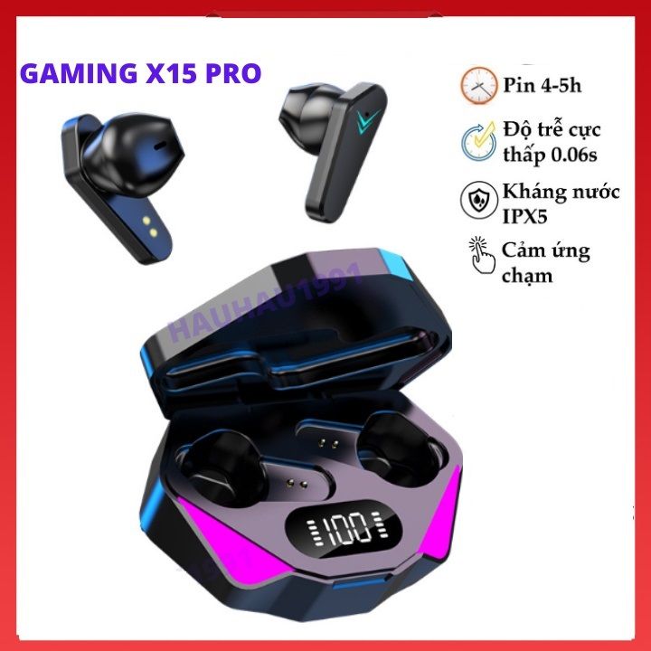 Tai Nghe Bluetooth Gaming M25 X15 Kết Nối Cực Nhanh, Độ Trễ Thấp Hỗ Trợ ...