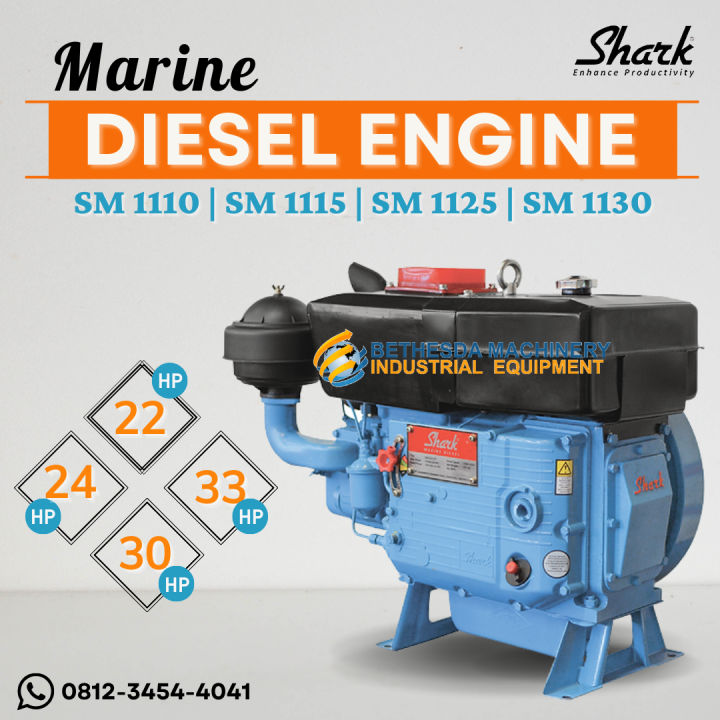 MESIN SHARK (22 HP) Mesin diesel 24 HP Hopper 30 Hp - 33 HP engine ...