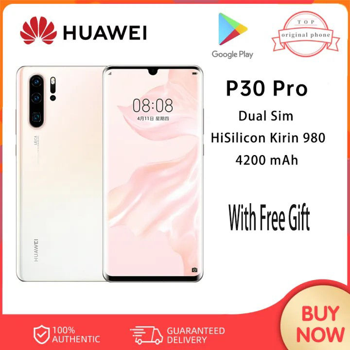 Huawei P30 PRO 8GB 128GB Haisi Qilin 980 6.47''OLED 4K 4G NFC 4200mAh Smart Phone | Lazada Singapore