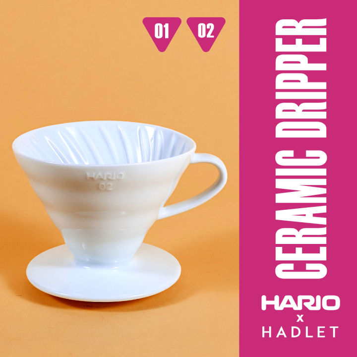 Hario V60 Ceramic Coffee Dripper Red/White/Black Size 01|02 | Lazada Singapore