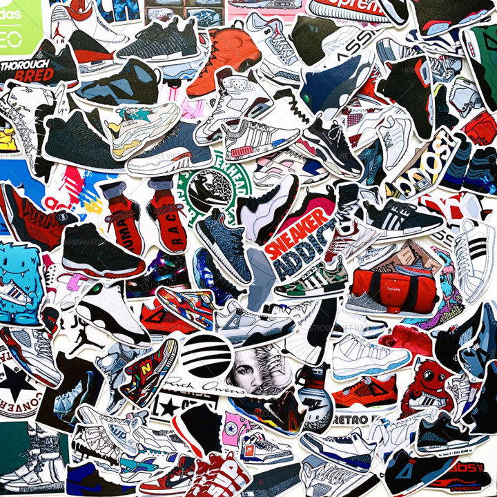 Sneaker Stickers - Hình Dán Chủ Đề Giày Streetlife Hypebeast chất liệu ...