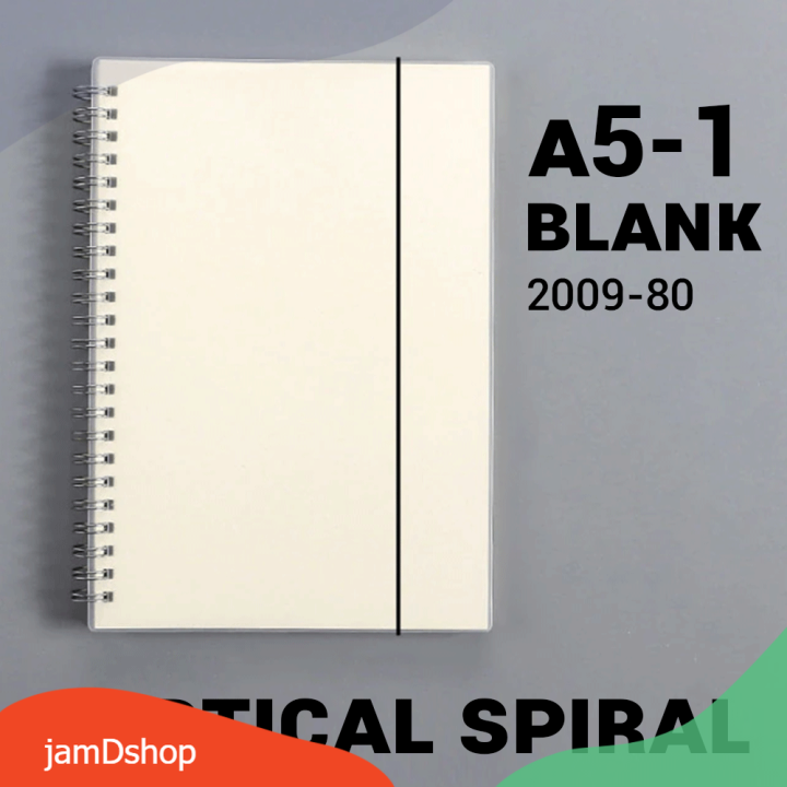 Kraft Paper A5 A6 B5 Spiral Notebook Office Supplies Drawing Sketch ...