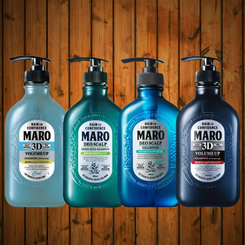 Maro Shampoo (400ml / 480ml) [Cool 3D Volume Up / Cool Deo Scalp Medicated] | Lazada