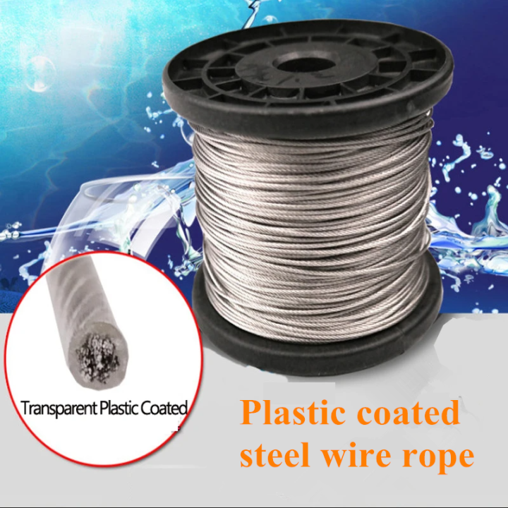 10 Meter Stainless Steel Cable Rope Kits Heavy Duty Garden Wire Cable ...