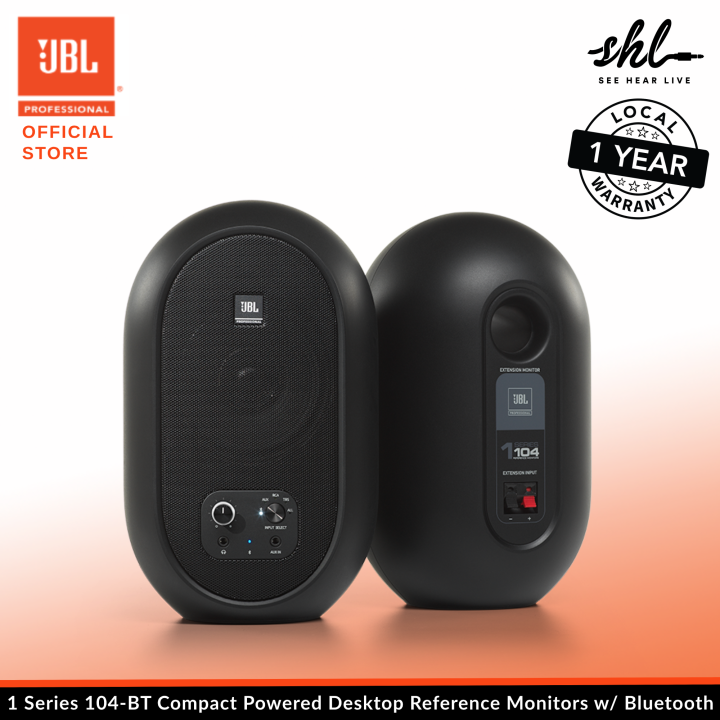Local warranty JBL 104-BT (Pair) Compact Desktop Reference Monitors ...