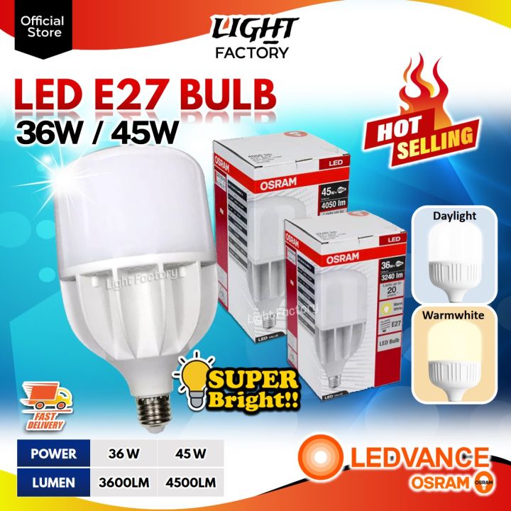 🔥HOT🔥 OSRAM LED BULB E27 20W | 30W | 36W | 40W | 45W | 50W Super Bright ...