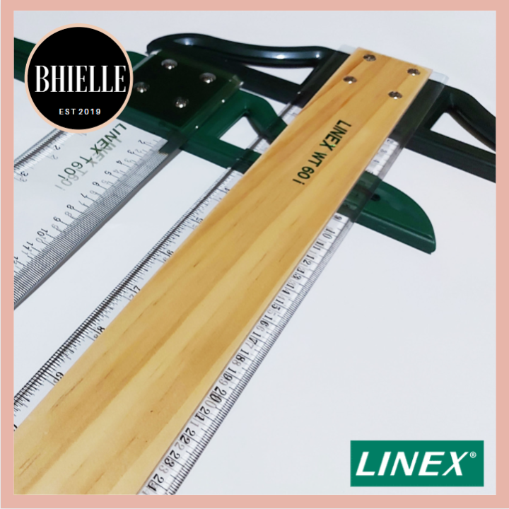 LINEX Acrylic and Wood T-square 24inches | Lazada PH