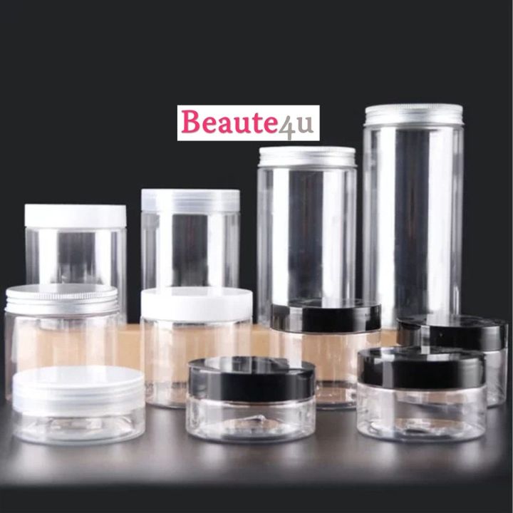 30ml 50ml 100ml 120ml 200m 250ml & 300ml Round Clear PET Container ...